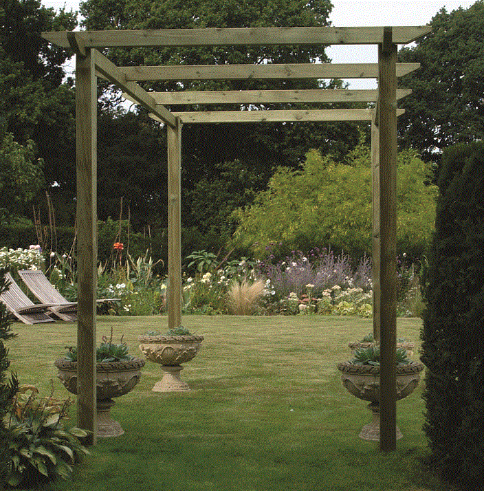 Pergola Components | Forestcraft, garden sheds, log cabins, garden ...