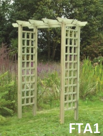 Flat Top Arch (FTA1) | Forestcraft, garden sheds, log cabins, garden ...